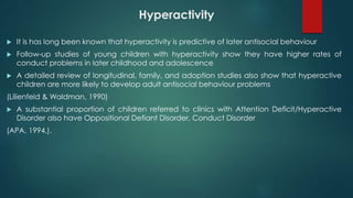 Internalising and Externalizing Behaviours | PPTX