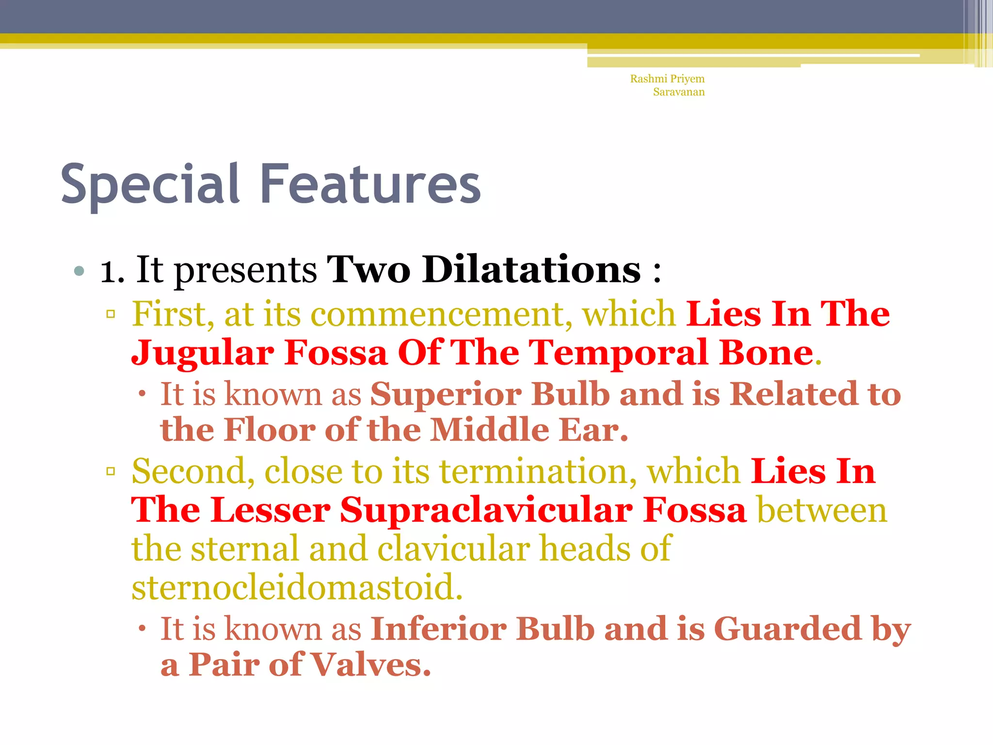 Internal Jugular Vein | PPTX