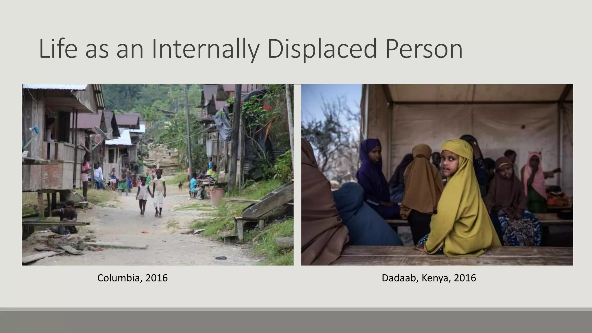 Internally Displaced Persons - IDP's | PPTX
