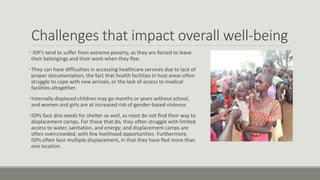 Internally Displaced Persons - IDP's | PPTX