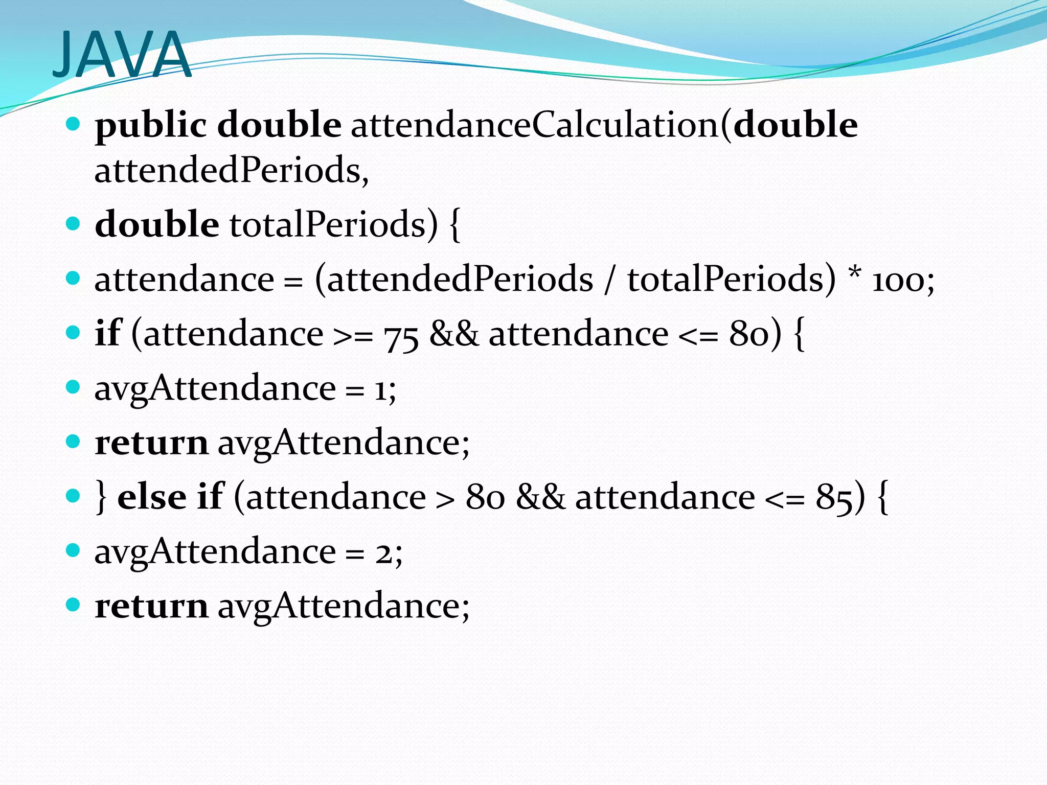 Internal mark calculator | PPT