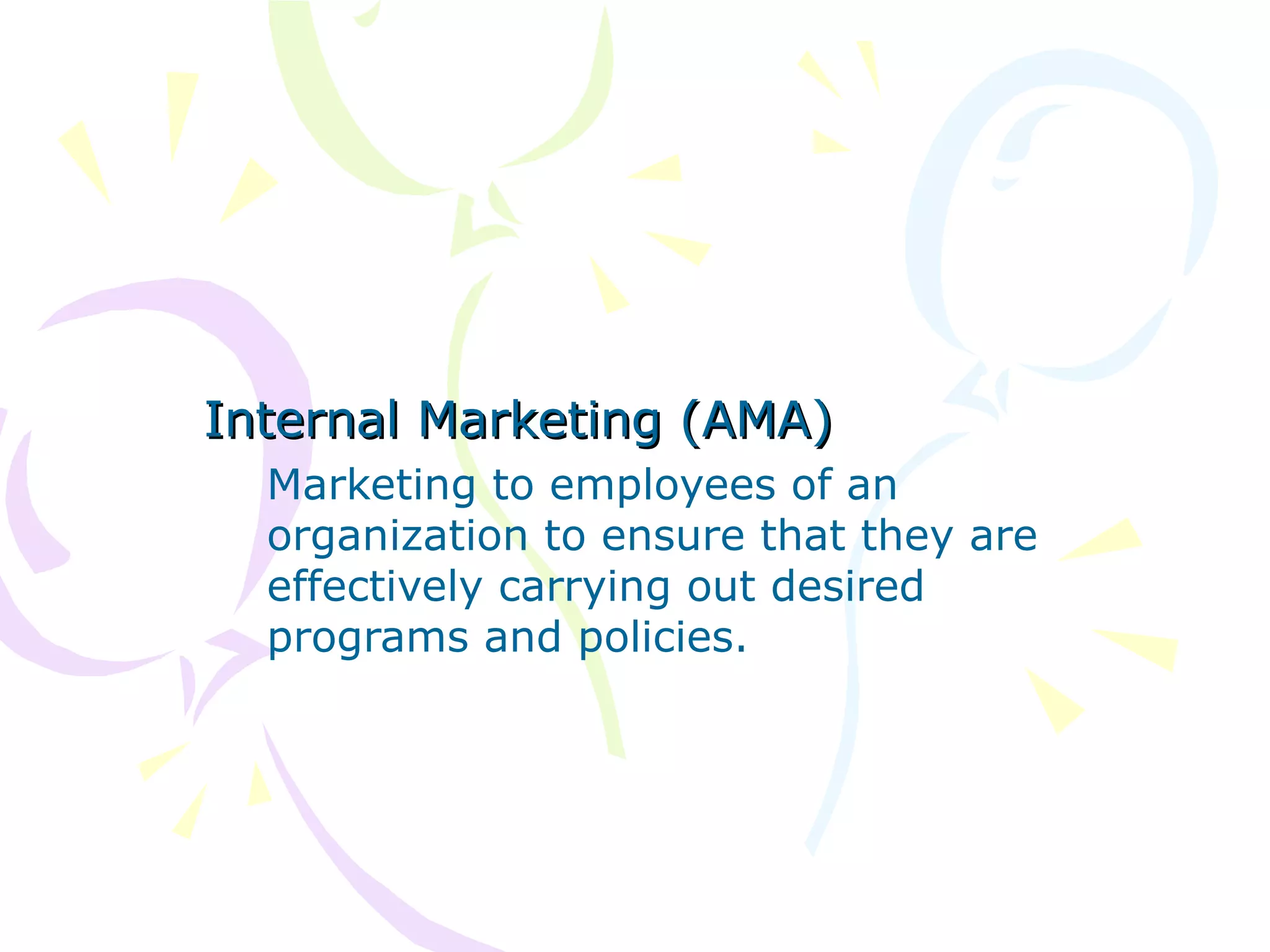 Internal marketing | PPT
