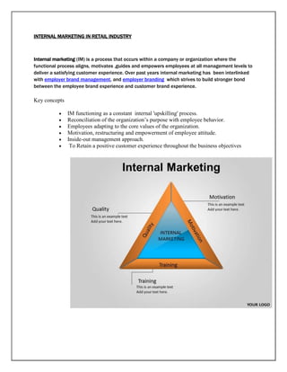 Internal marketing in retail industry | DOCX | Business Administration ...