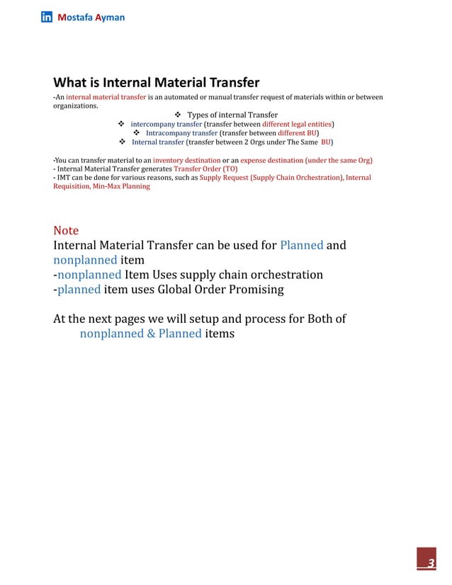 Oracle cloud internal material transfer and internal requisition | PDF ...