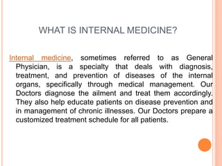 Internal Medicine doctor in Gurgaon | PPT