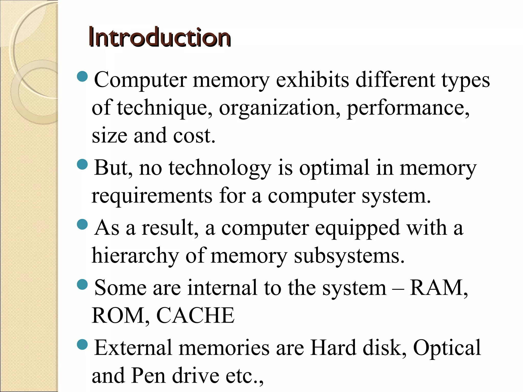 Internal memory | PPT