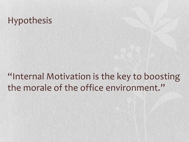 Internal Motivation | PPT