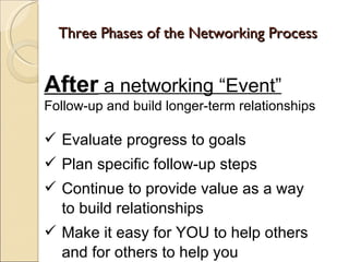 Internal Networking Workshop Slides | PPT