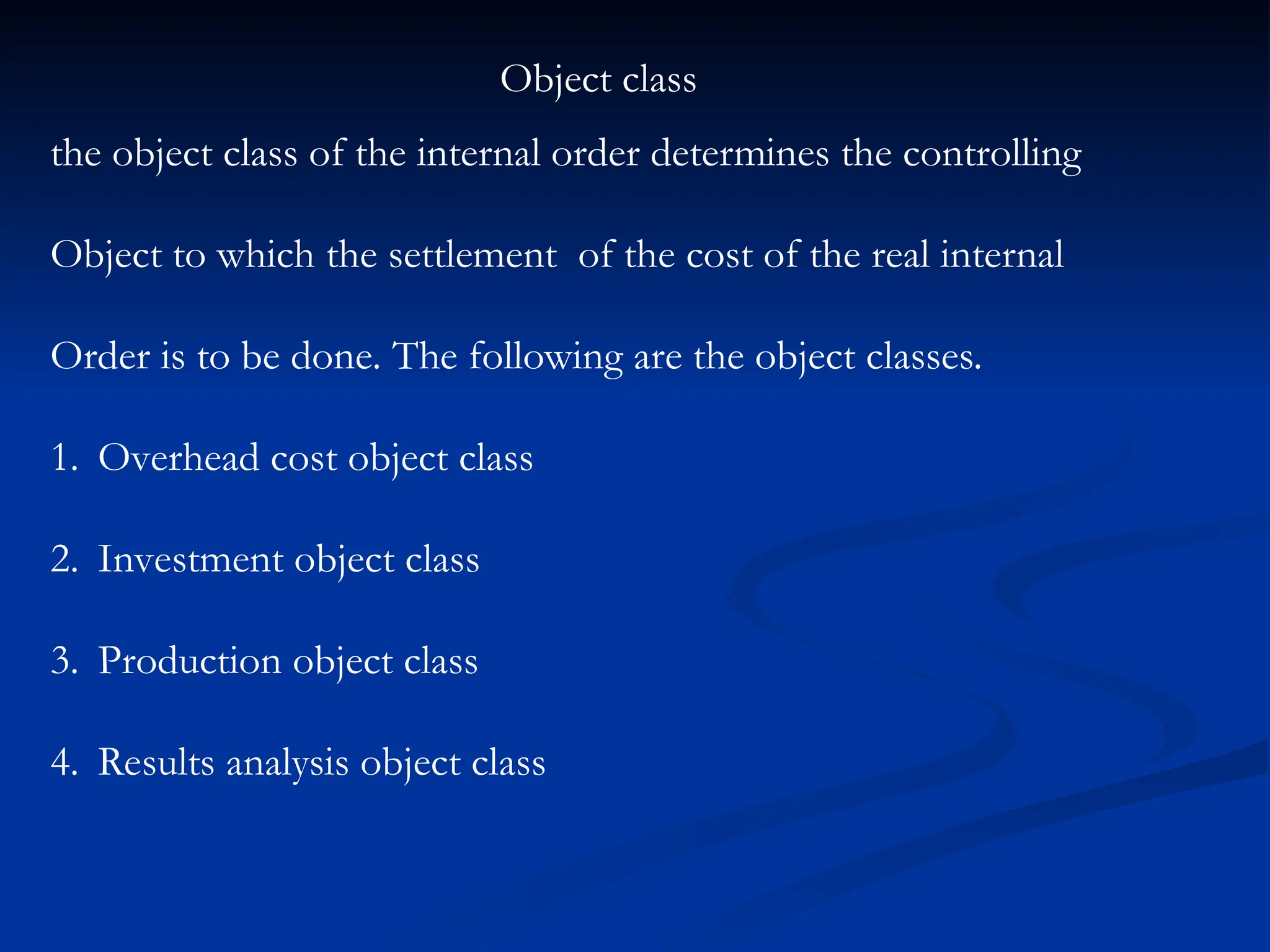 INTERNAL ORDERS SETUP and CONFIGURATION SETTINGS | PPT