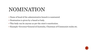 Internal organisations of a state government | PPTX