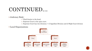 Internal organisations of a state government | PPTX