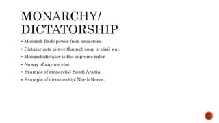 Internal organisations of a state government | PPTX