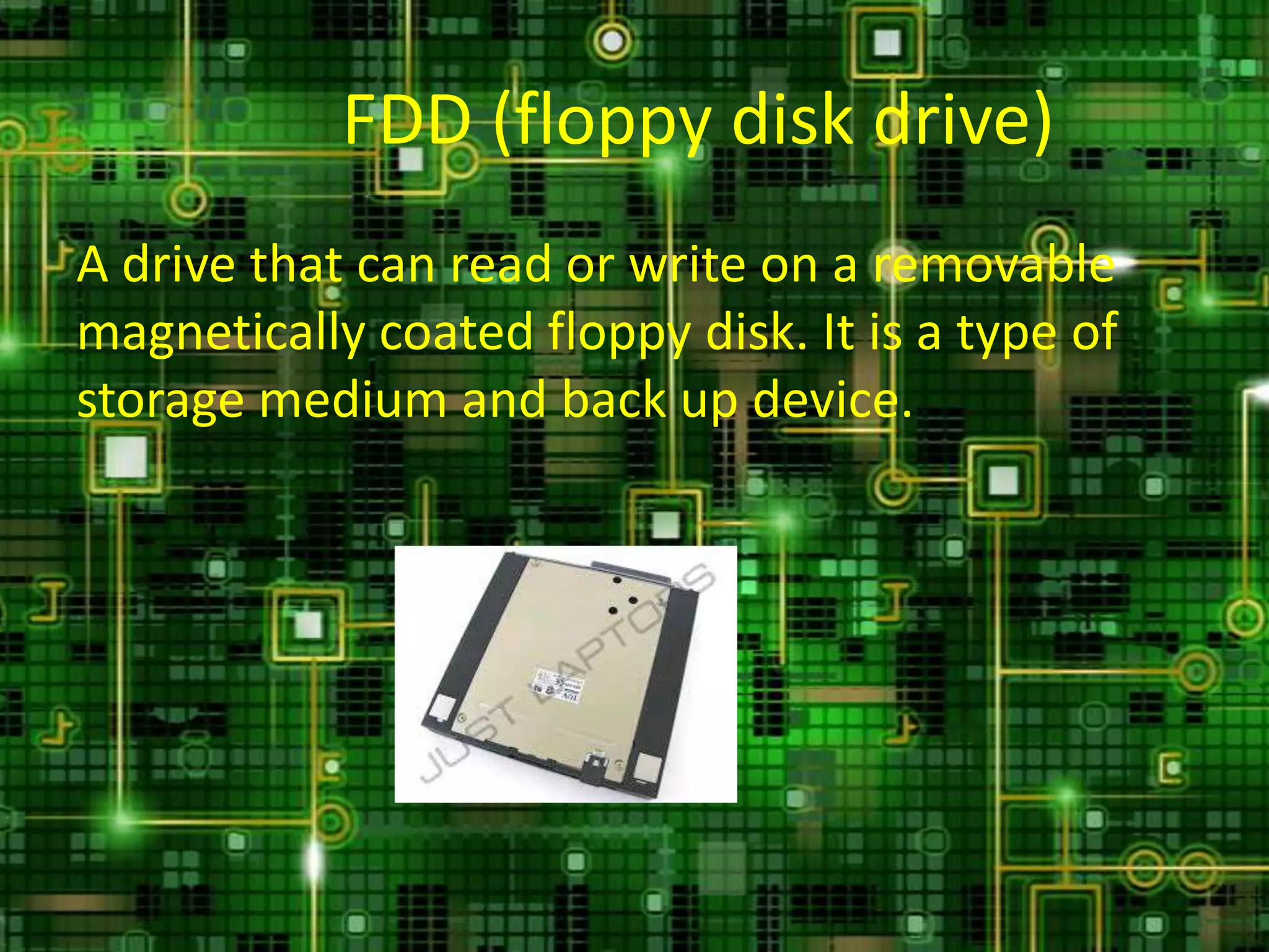 Internal parts of a computer and their functions | PPTX