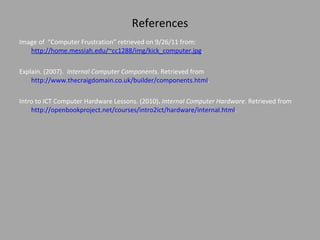 Internal PC Components explained | PPT