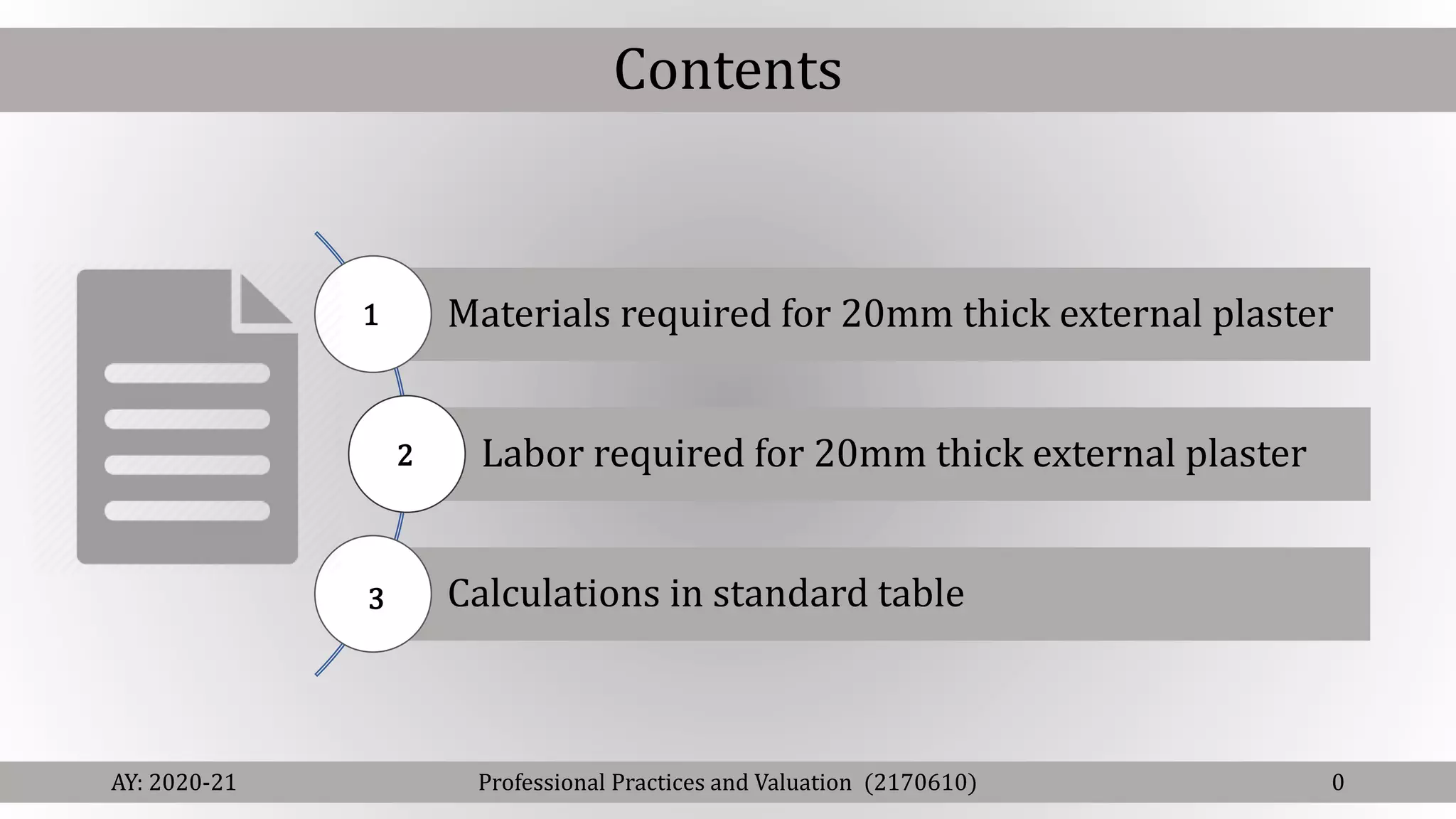 Internal plaster thickness | PPTX