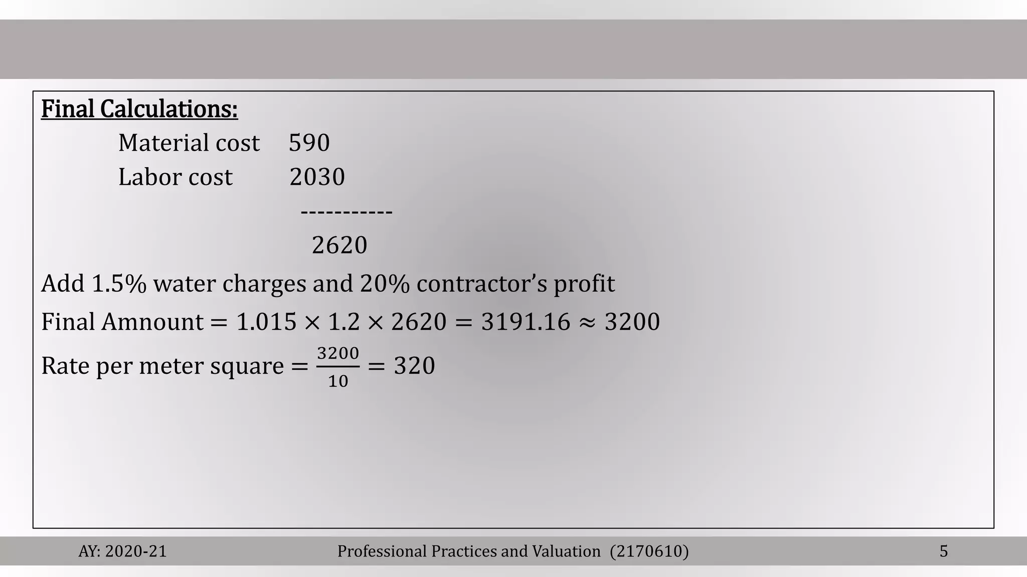 Internal plaster thickness | PPTX