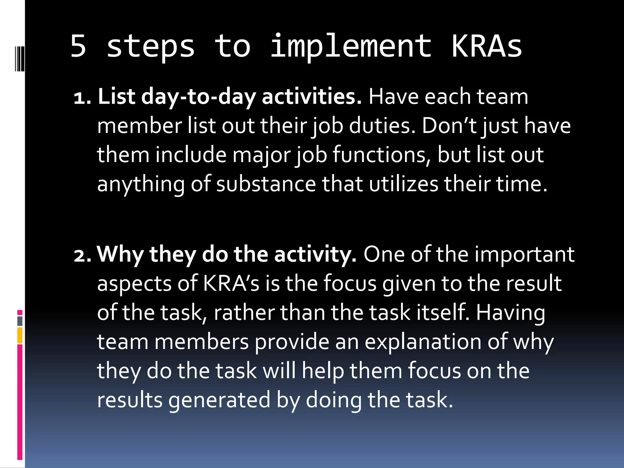 Internal process kra | PPTX