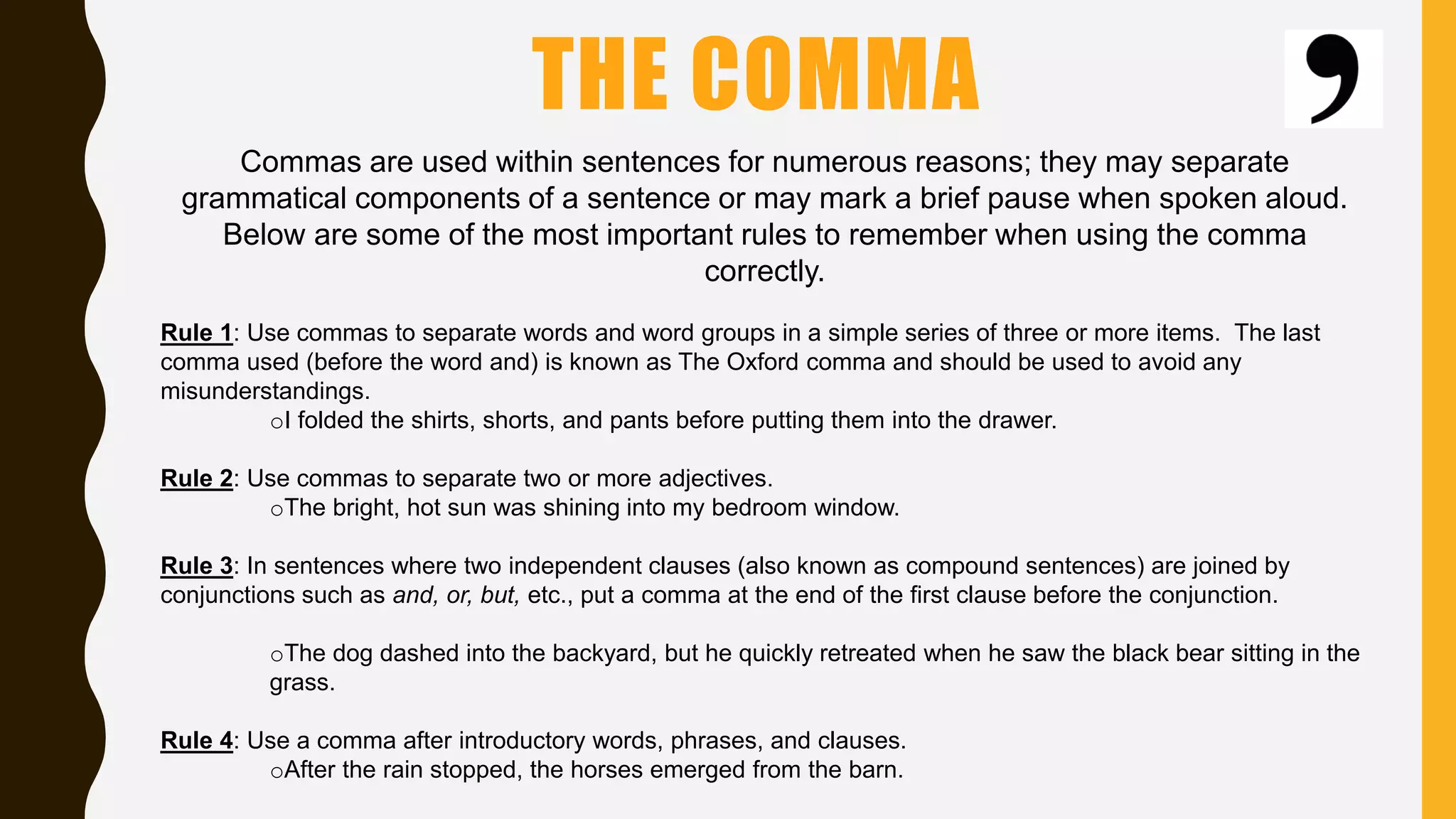 Internal punctuation | PPT