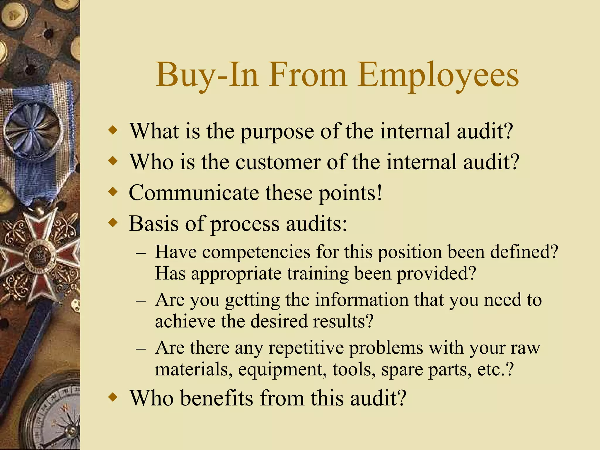 Internal qms audits | PDF