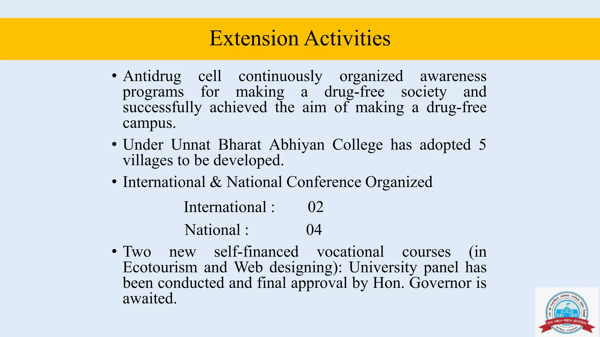 NAAC Visit Presentation of Internal Quality Assurance Cell | PPTX