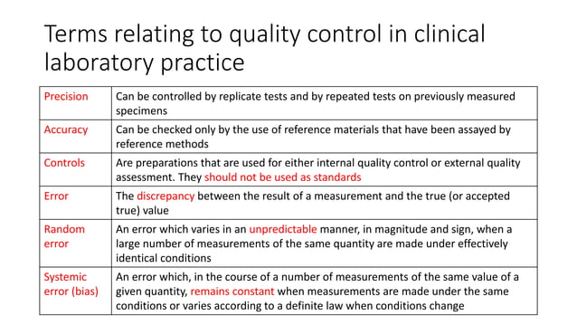 Internal quality control (IQC) in coagulation lab | PPSX