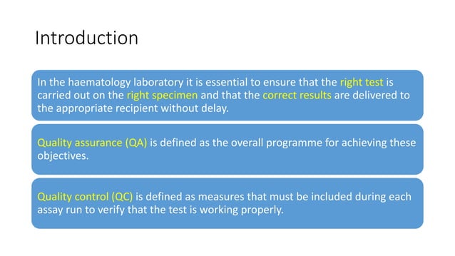 Internal quality control (IQC) in coagulation lab | PPSX