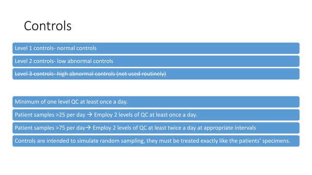 Internal quality control (IQC) in coagulation lab | PPSX