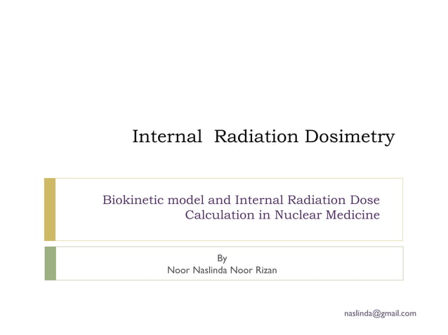 Internal radiation dosimetry | PDF | Lung and Respiratory Health ...
