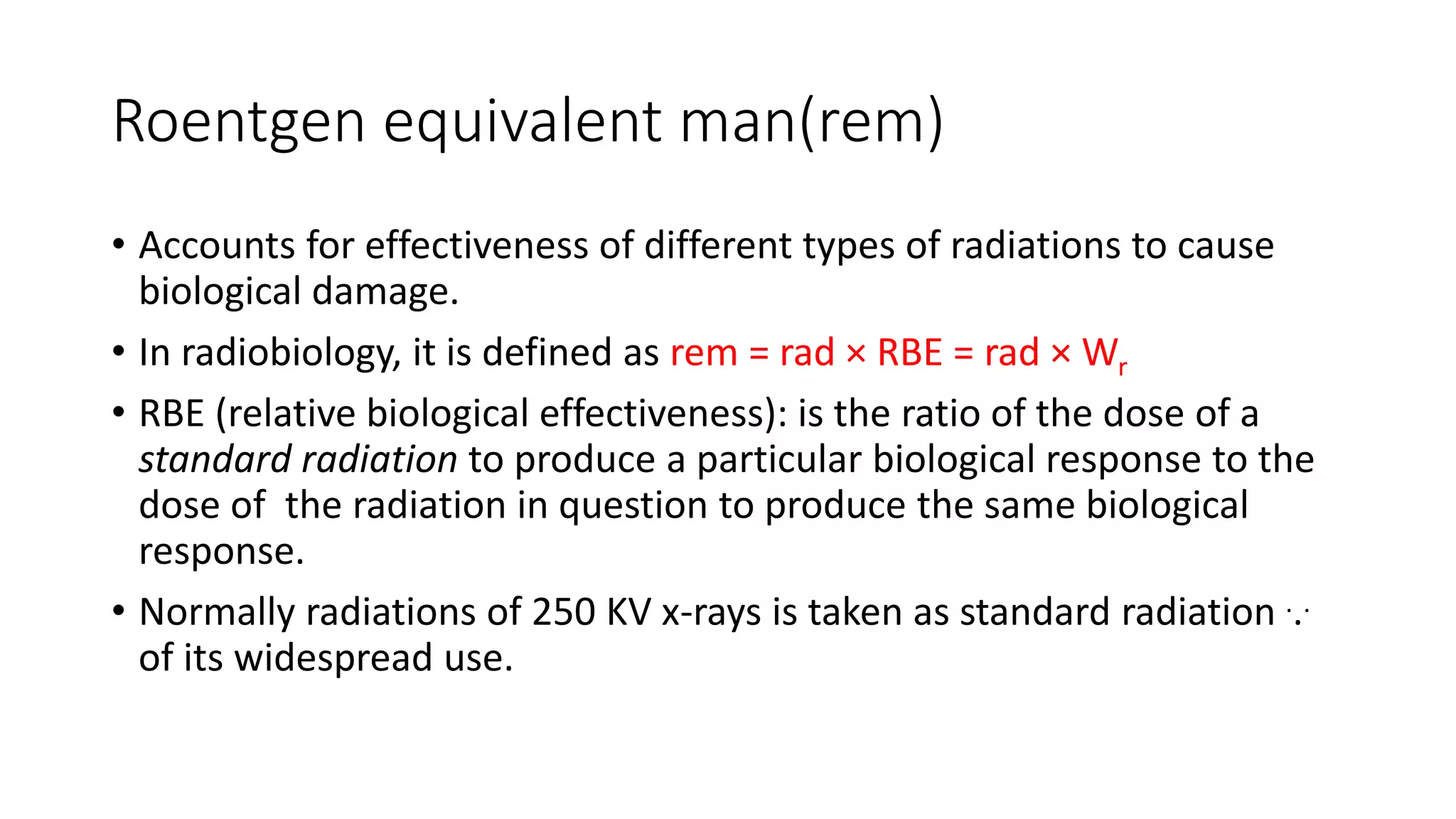Internal radiation dosimetry | PPTX