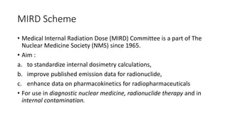 Internal radiation dosimetry | PPTX
