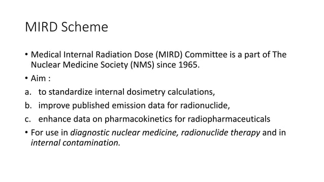 Internal radiation dosimetry | PPTX | Lung and Respiratory Health ...
