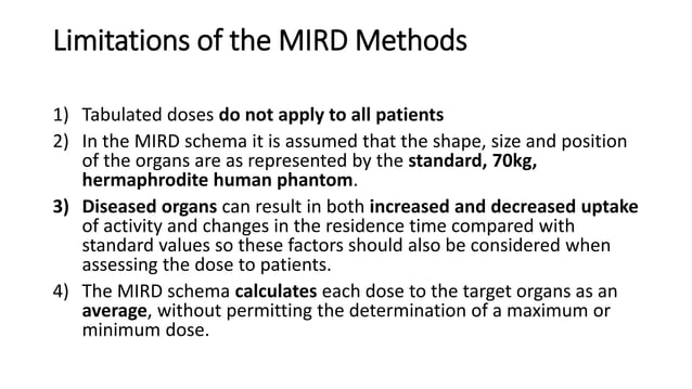Internal radiation dosimetry | PPTX | Lung and Respiratory Health ...