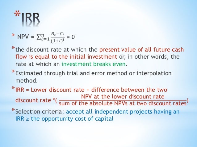 internal-rate-of-return
