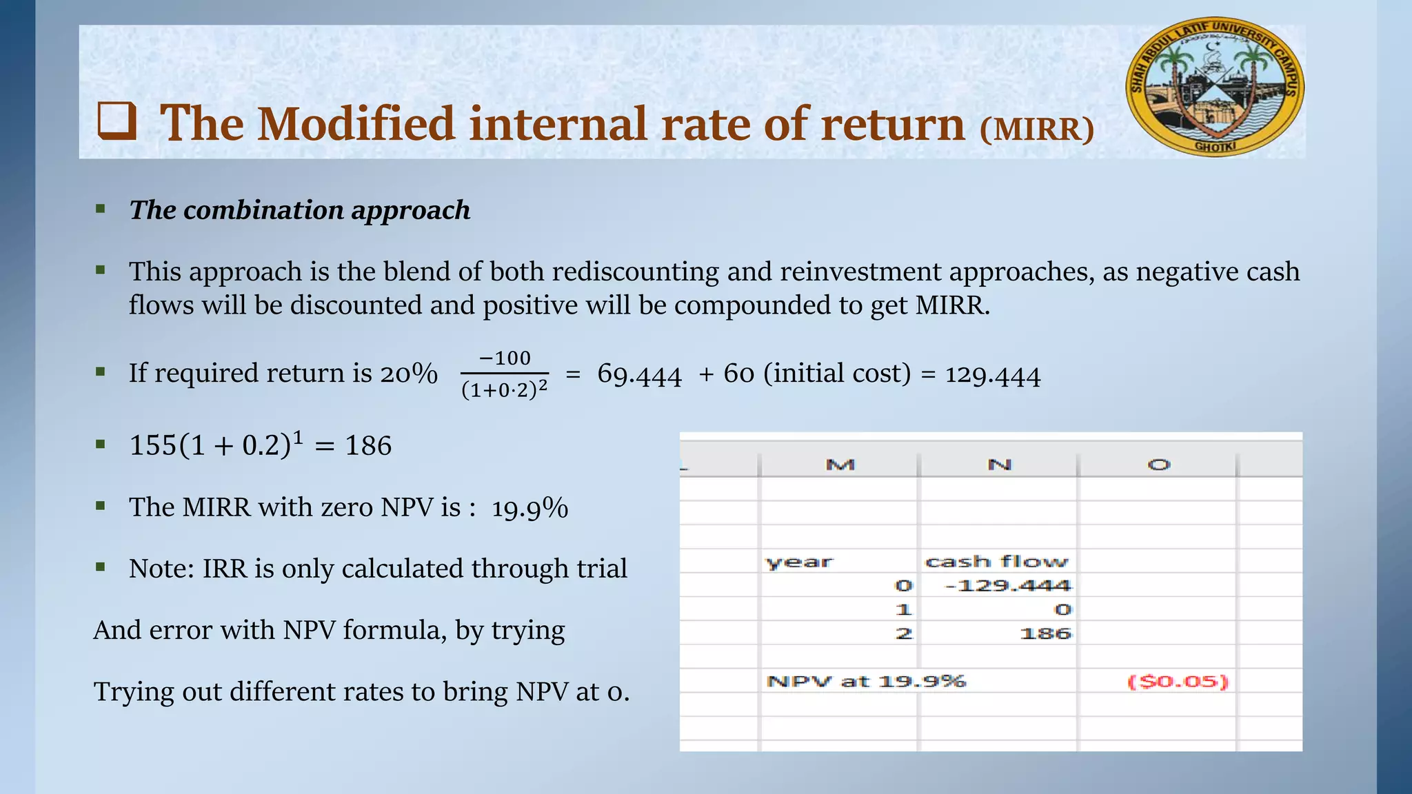 Internal rate of return | PDF