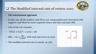 Internal rate of return | PDF