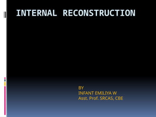 Internal Reconstruction Alteration of Share Capital | PPTX