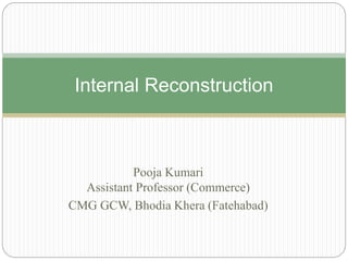 Internal reconstruction concept | PPT