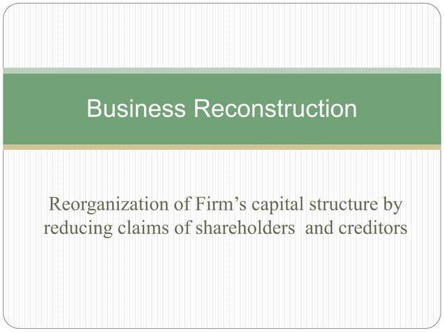 Internal reconstruction concept | PPT