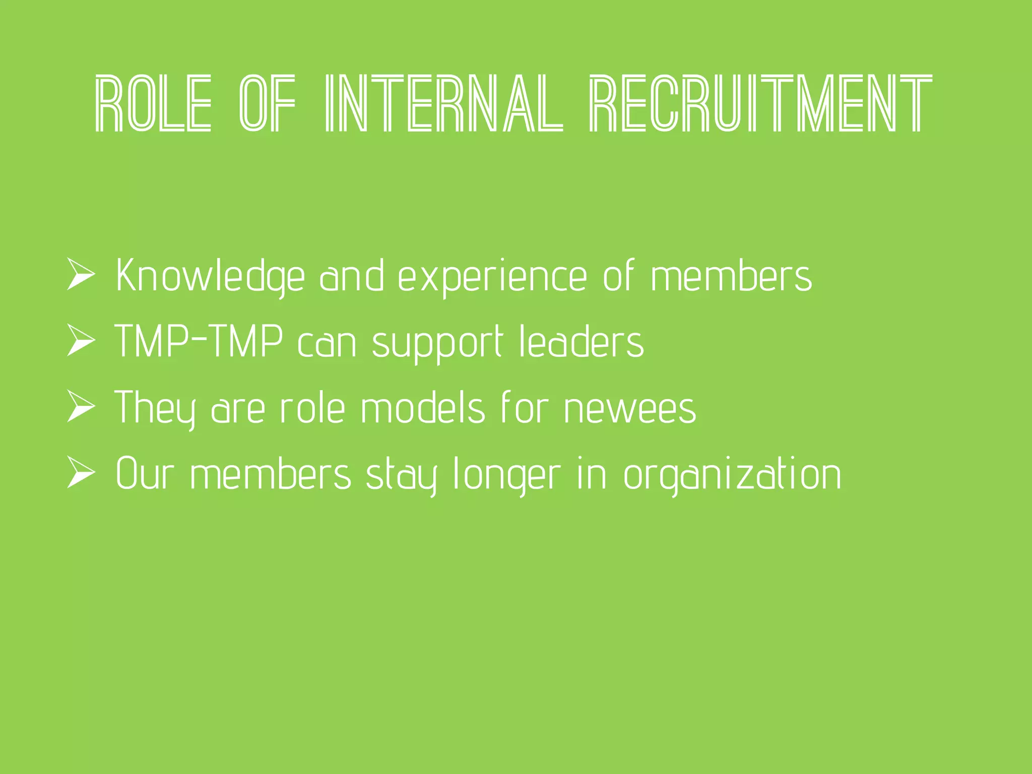 Internal recruitment | PDF