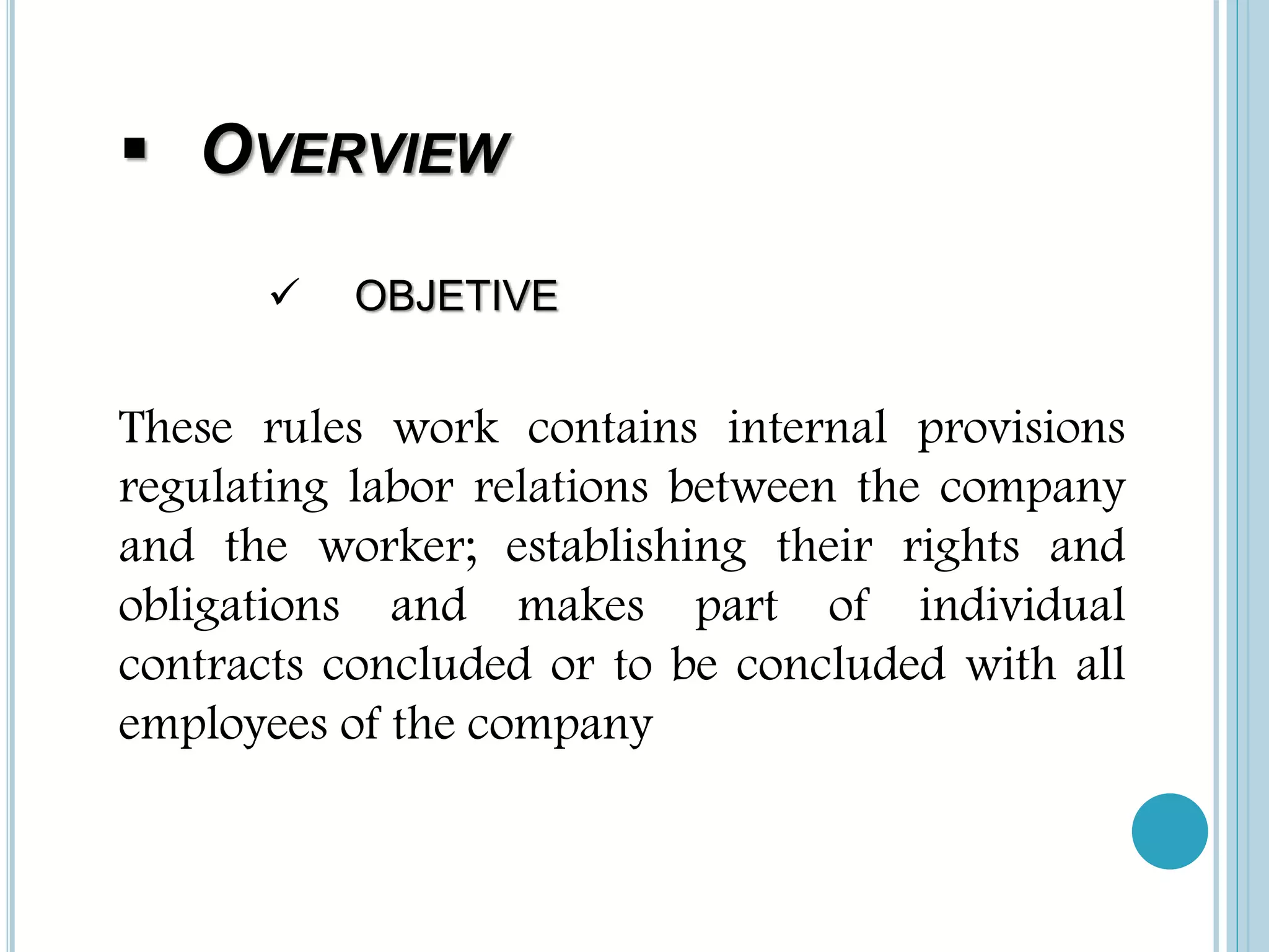 Internal regulations | PPTX