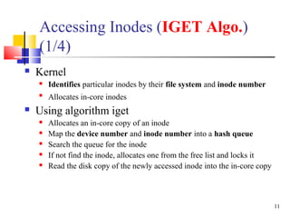 Internal representation of files ppt | PPT