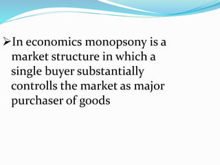 What is market(refering to economics) | PPTX