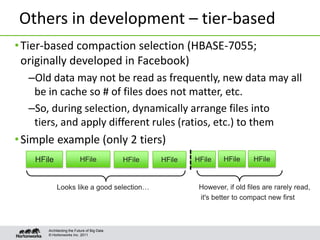 HBaseCon 2013: Compaction Improvements in Apache HBase | PPTX