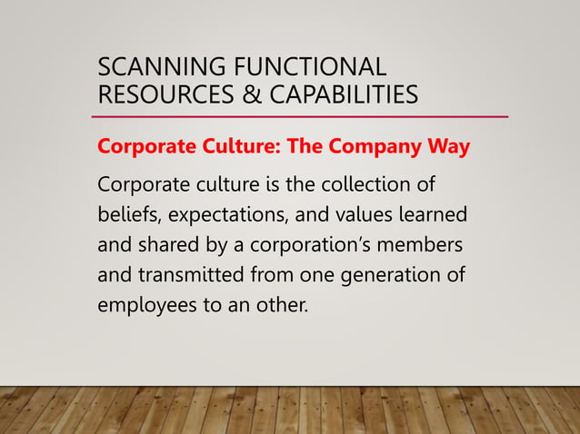 INTERNAL SCANNING (1).pptx | Business Administration | Business