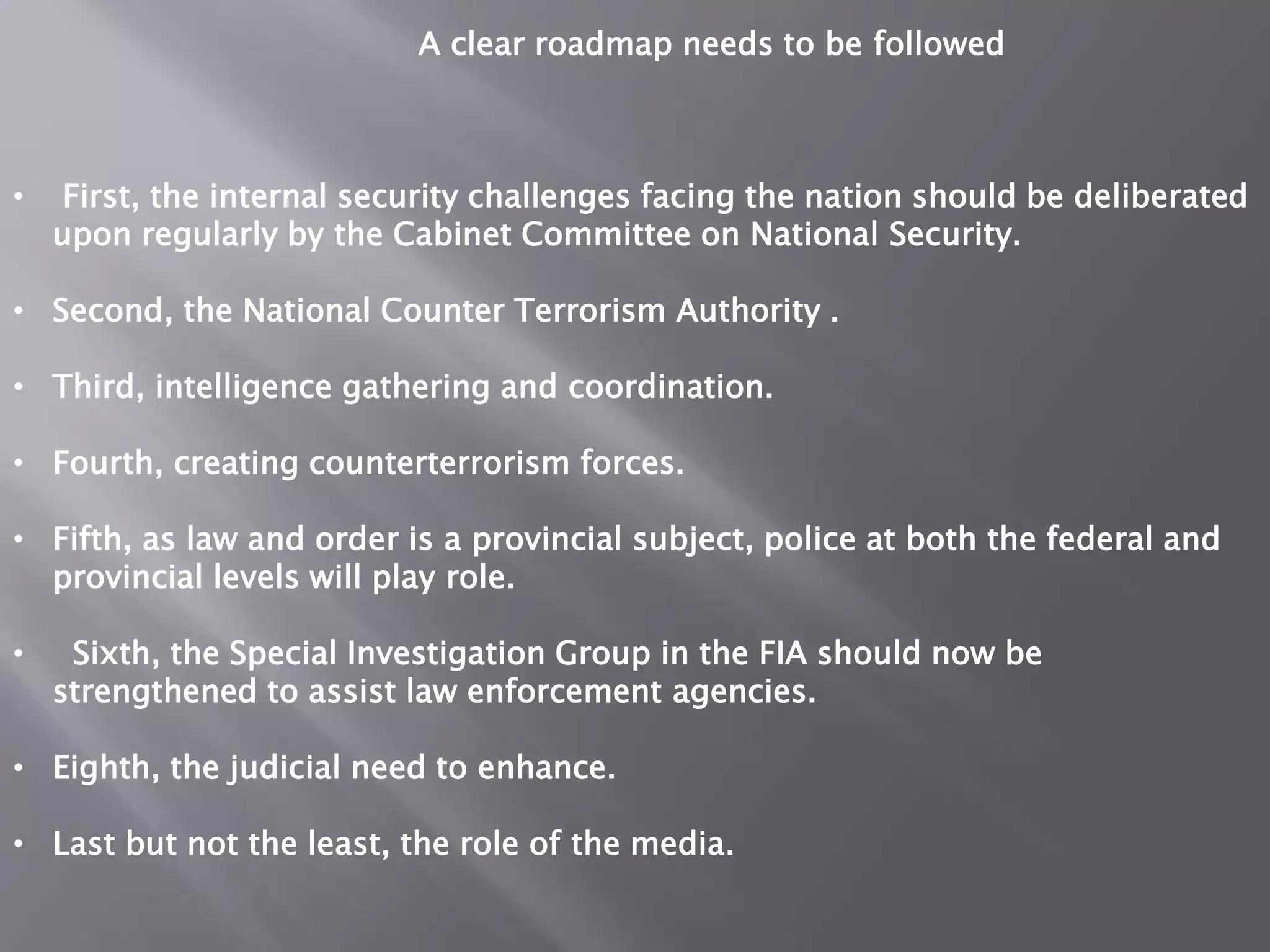 Internal security and defence of pakistan | PPTX