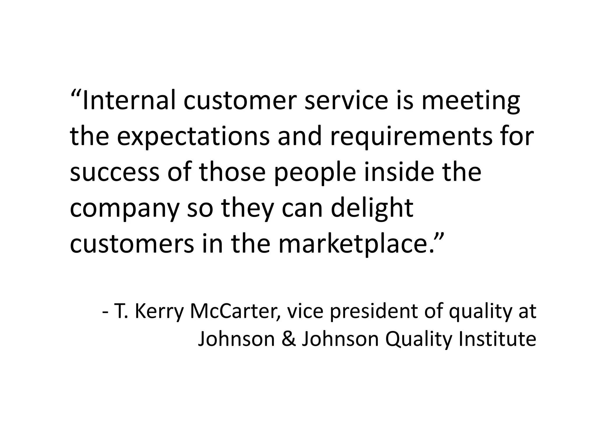 Internal Service Management | PPTX