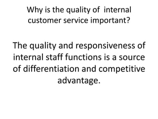 Internal Service Management | PPT