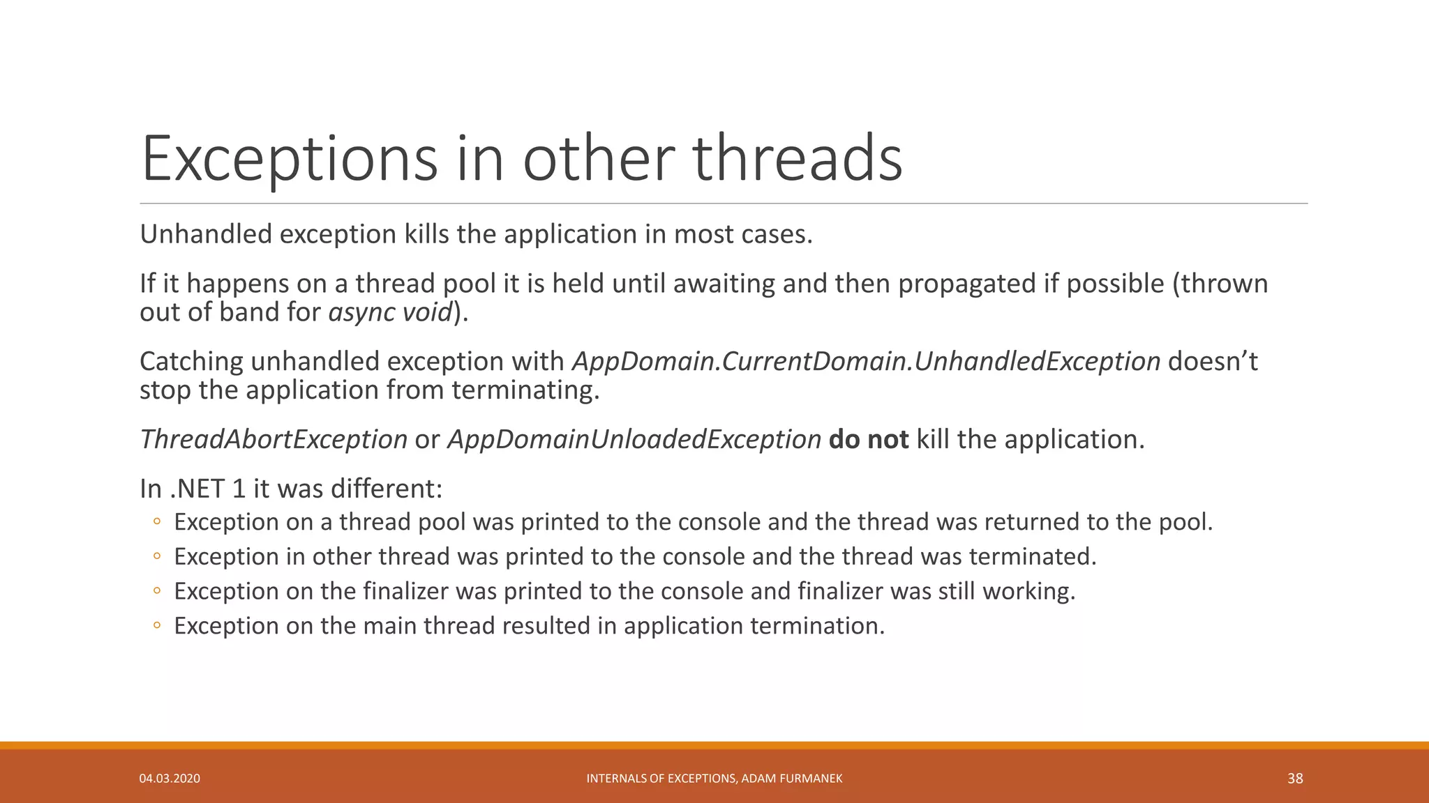 Internals of exceptions | PPT