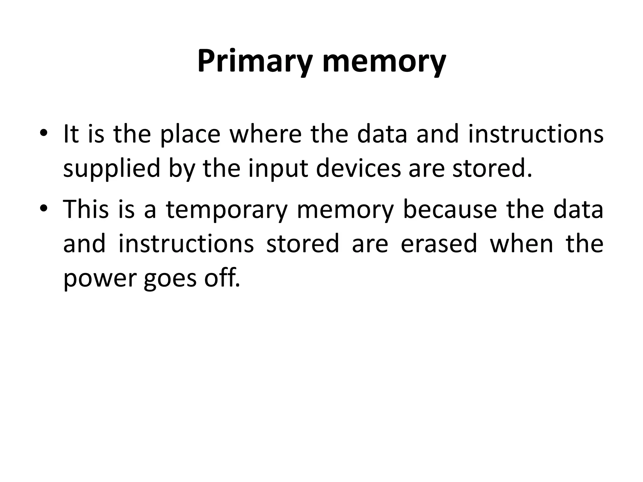 Internal storage devices | PPT