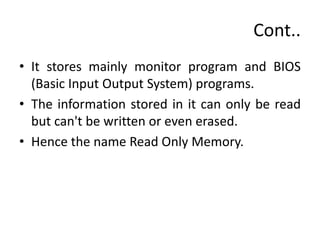 Internal storage devices | PPTX